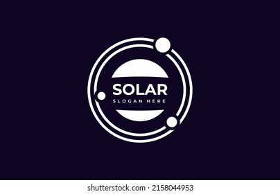 Solar Logo Creative Modern Concept Design Stock Vector (Royalty Free ...