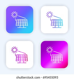 Illustration House Equipped Use Solar Energy Stock Vector (Royalty Free ...