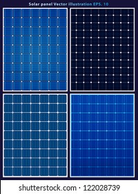 Solar Panels Vector Collections Stock Vector (Royalty Free) 122028739 ...