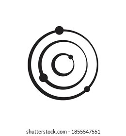 Solar System Icon Logo Isolated Sign Stock Vector (Royalty Free ...