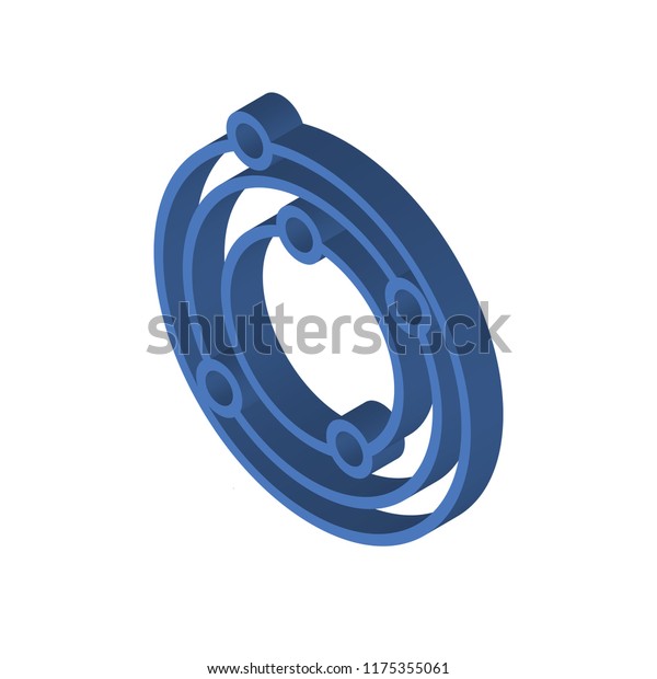 Solar System Isometric Left Top View Stock Vector (Royalty Free ...