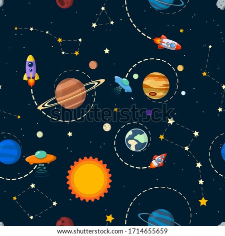 Solar System Cartoon Drawing | Free download on ClipArtMag