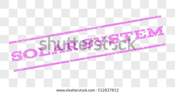 Solar System Watermark Stamp Text Caption: เวกเตอร์สต็อก (ปลอดค่า ...
