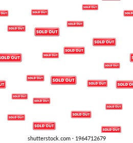 Sold Out Sign Seamless Pattern Vector Stock Vector (Royalty Free ...