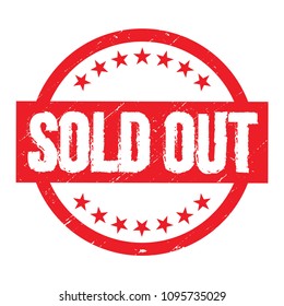 Sold Out Stamp Logo Stock Vector (Royalty Free) 1095735014 | Shutterstock
