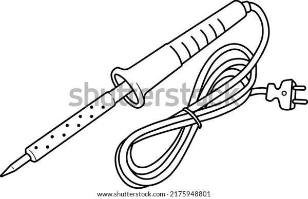 Solder Line Vector Illustration Isolated On Stock Vector (Royalty Free ...