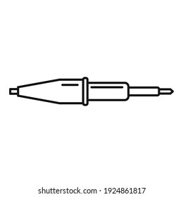 Soldering Braze Icon Outline Soldering Braze Stock Vector (Royalty Free ...