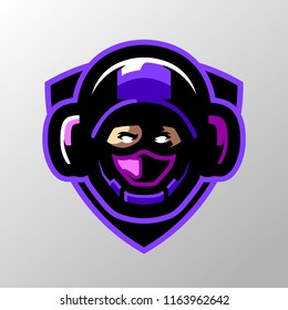 Phantom Assassins Esport Mascot Logo Design Stock Vector (Royalty Free ...