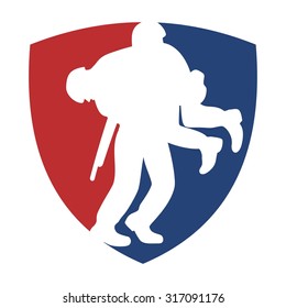 Soldier Logo Troops Logo Stock Vector (Royalty Free) 317091176 ...