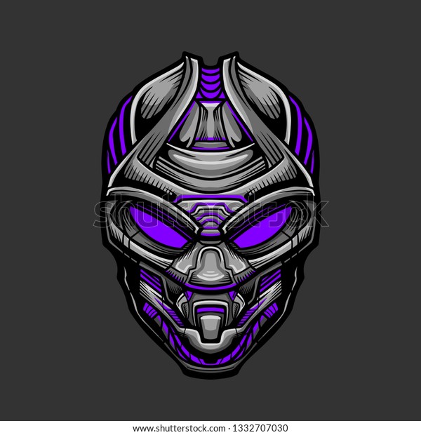 Soldier Mask Vector Illustration Stock Vector (Royalty Free) 1332707030 ...