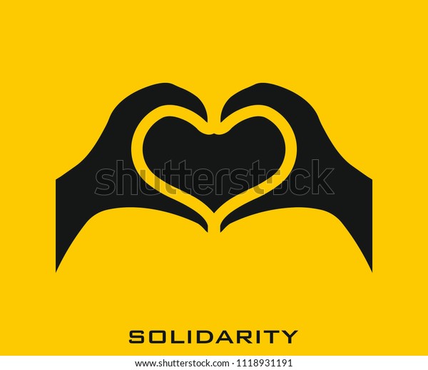 Solidarity Icon Signs Stock Vector (Royalty Free) 1118931191 | Shutterstock
