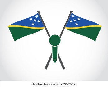 Solomon Islands Emblem Singer Stock Vector (Royalty Free) 773526595 ...