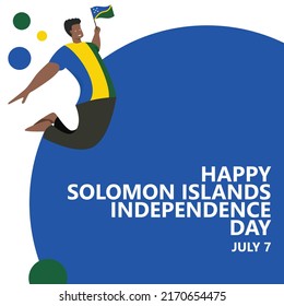 Solomon Islands Independence Day Vector Illustration Stock Vector ...