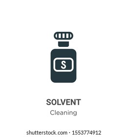 Solvent Vector Icon On White Background Stock Vector (Royalty Free ...