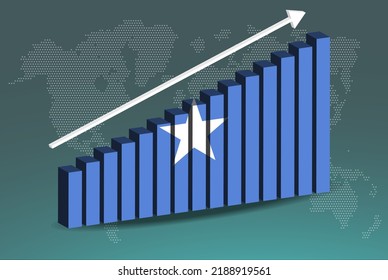 Somalia 3d Bar Chart Graph Vector Stock Vector (Royalty Free ...