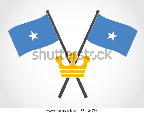 Somalia Emblem Crown Stock Vector (Royalty Free) 671184796 | Shutterstock