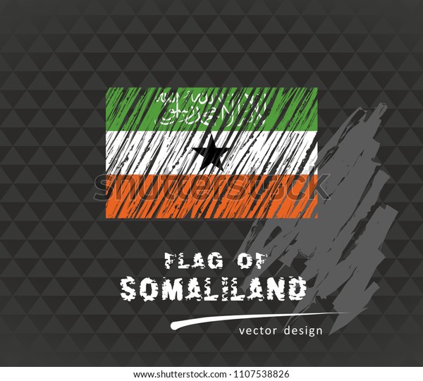Somaliland Flag Vector Sketch Hand Drawn Stock Vector (Royalty Free ...