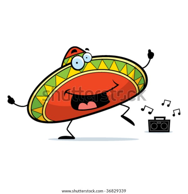 Sombrero Dancing Stock Vector (Royalty Free) 36829339 | Shutterstock