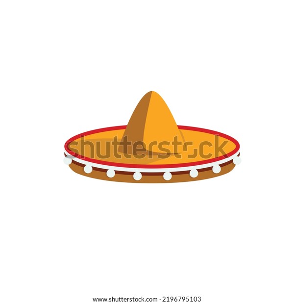 Sombrero Hat Vector Illustration Stock Vector (Royalty Free) 2196795103 ...