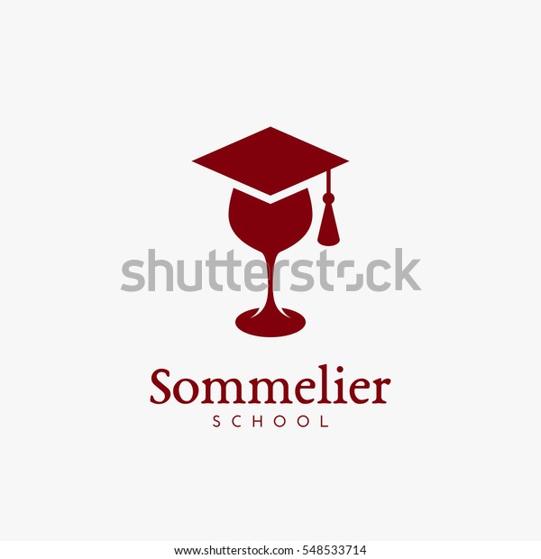 Sommelier School Logo Template Design Vector Stock Vector (Royalty Free ...