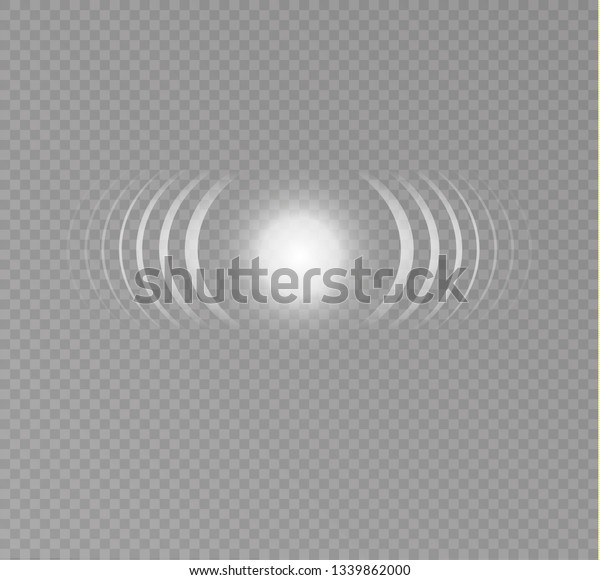 Sonar Waves Isolated On Transparent Background: Vector có sẵn (miễn phí ...