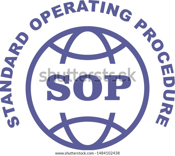 Sop Stamp Standard Operating Procedure Emblem: เวกเตอร์สต็อก (ปลอดค่า ...