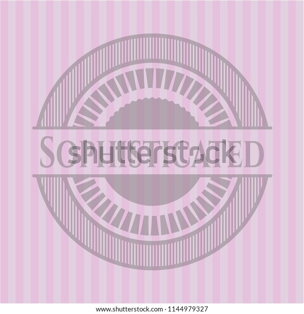 Sophisticated Pink Emblem Stock Vector (Royalty Free) 1144979327 ...
