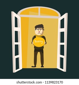 Sorry People Vector Illustration Stock Vector (Royalty Free) 1139823170 ...