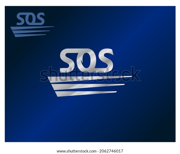 Sos Logo Design Idea Letter Mark: เวกเตอร์สต็อก (ปลอดค่าลิขสิทธิ์ ...