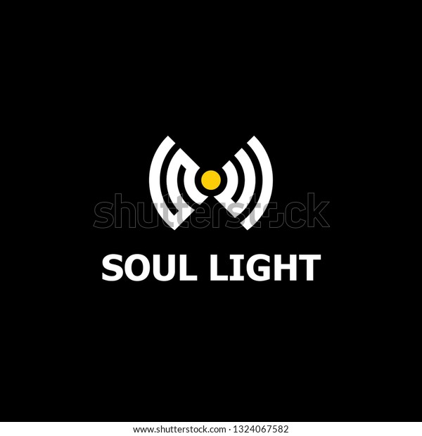 Soul Light Modern Logo Concept Stock Vector (Royalty Free) 1324067582