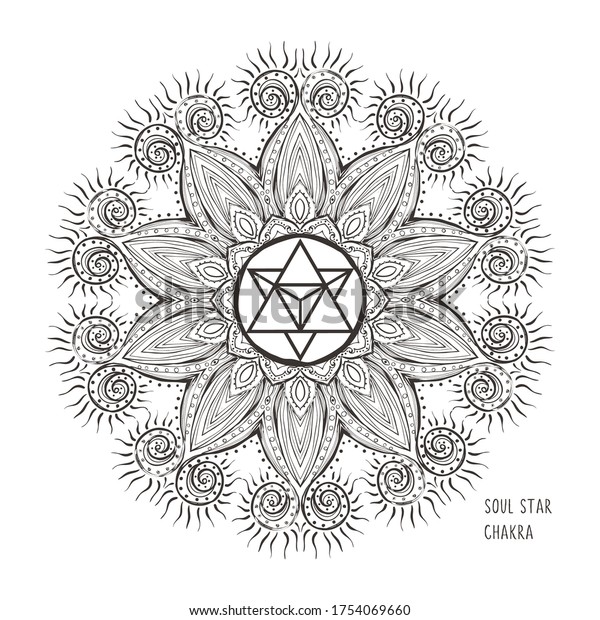 Soul Star Chakra Symbol Vector Illustration Stock Vector (Royalty Free ...