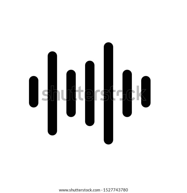 Sound Bar Symbol Icon Vector Illustration Stock Vector (Royalty Free ...