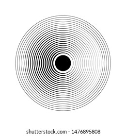 Sound Circle Wave Background Abstract Rings Stock Vector (Royalty Free ...