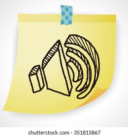 Sound Doodle Stock Vector (Royalty Free) 390129991 | Shutterstock
