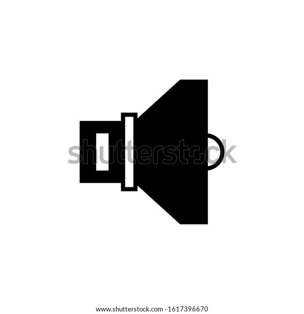 Sound Icon Black White Stock Vector (Royalty Free) 1617396670