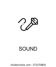 Sound Icon Single High Quality Outline Stock Vector (Royalty Free ...