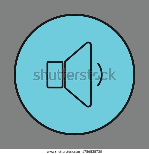 Sound Line Art Vector Sound Vector Stock Vector (Royalty Free ...