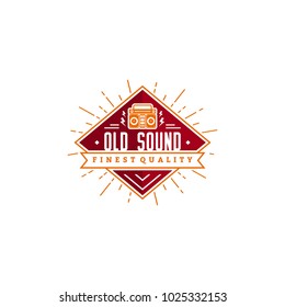 Sound Logo Design Stock Vector (Royalty Free) 1025332153 | Shutterstock