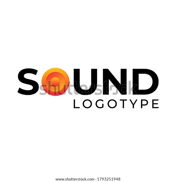 Sound Logo Type Design Template Stock Vector (Royalty Free) 1793251948 ...