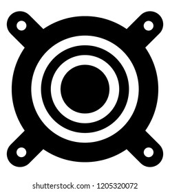 Sound Output Device Speaker Icon Stock Vector (Royalty Free) 1205320072 ...