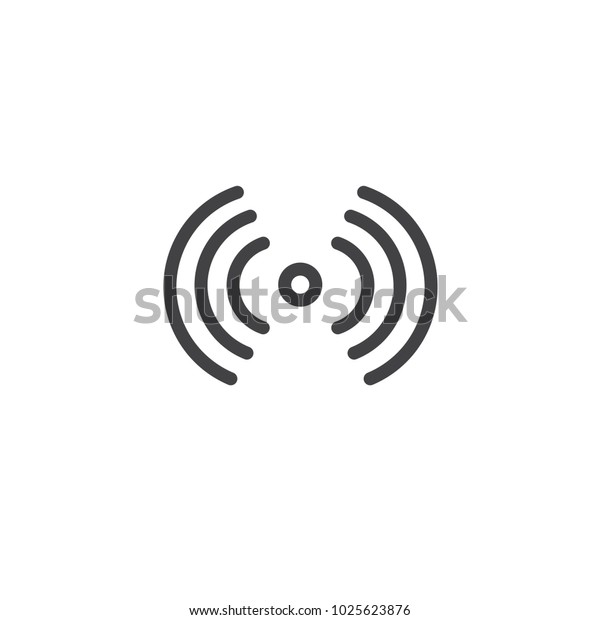 Sound Speak Icon Soundwave Forms Emanating Stock Vector (Royalty Free ...