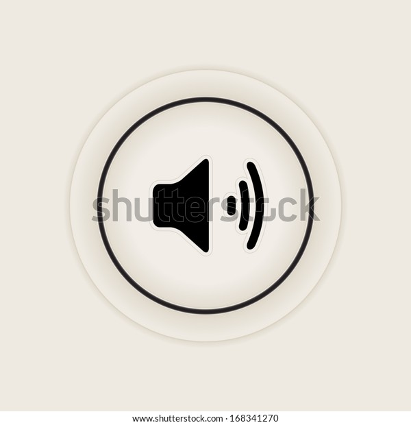 Sound Speaker Volume icon | audio button. Audio icon, volume, play ...