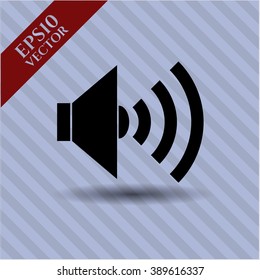 Sound Icon Vector Illustration Stock Vector (Royalty Free) 672602323