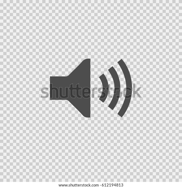 Sound Symbol Vector Icon Eps 10 Stock Vector (Royalty Free) 612194813 ...