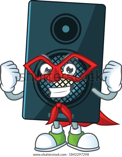 Sound System Cartoon Drawing Concept Performed Stock Vector (Royalty ...