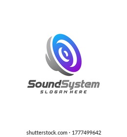 Sound System Logo Design Vector Sound Stock Vector (Royalty Free ...