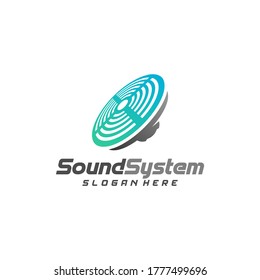 Sound System Logo Design Vector Sound Stock Vector (Royalty Free ...