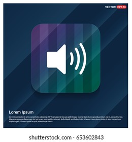 Sound Volume Icon Stock Vector (Royalty Free) 653602843 | Shutterstock