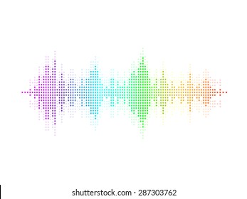 Sound Wave Abstract Background Vector Design Stock Vector (Royalty Free ...