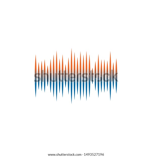 Sound Wave Beat Logo Design Vector Stock Vector (Royalty Free ...